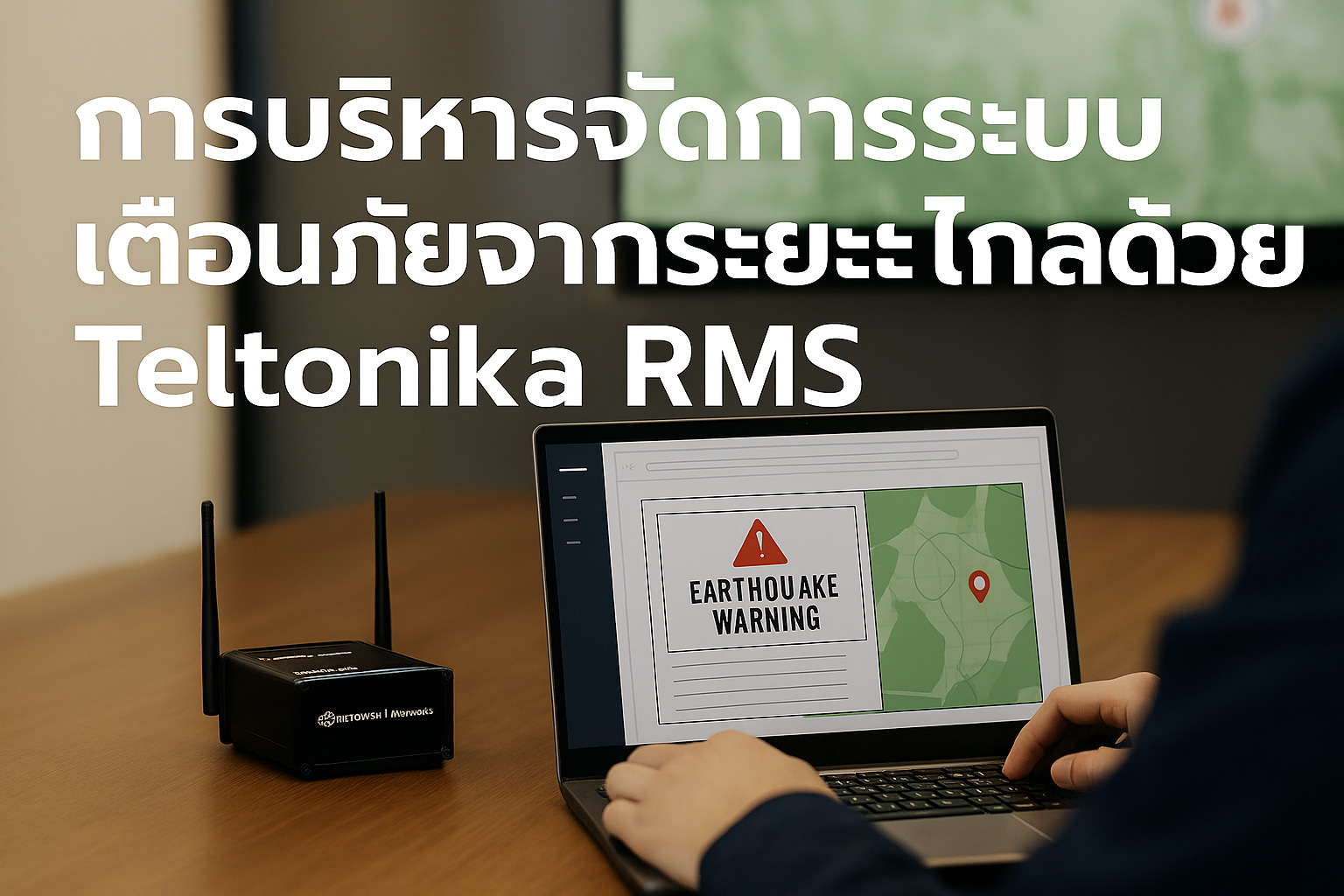 Teltonika RMS บริหารระบบเตือนภัยระยะไกล | ปลอดภัยทันเวลา