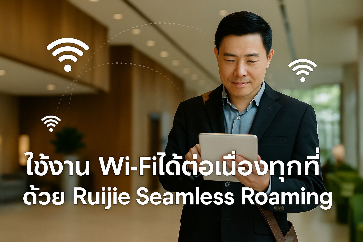 การใช้งาน Seamless Roaming ด้วย Ruijie Network