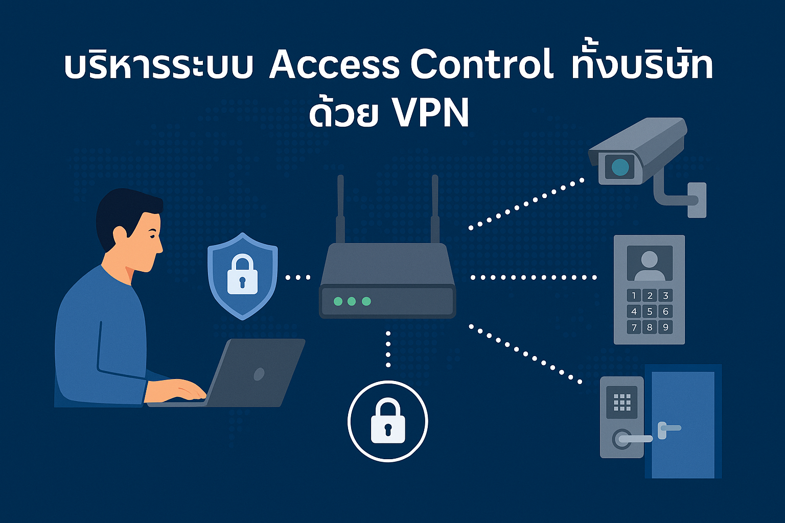 บริหารระบบ Access Control ทั้งบริษัทด้วย VPN