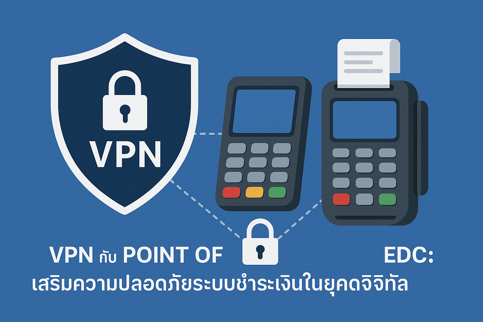 VPN กับ POS และ EDC | เสริมความปลอดภัยให้ธุรกิจ